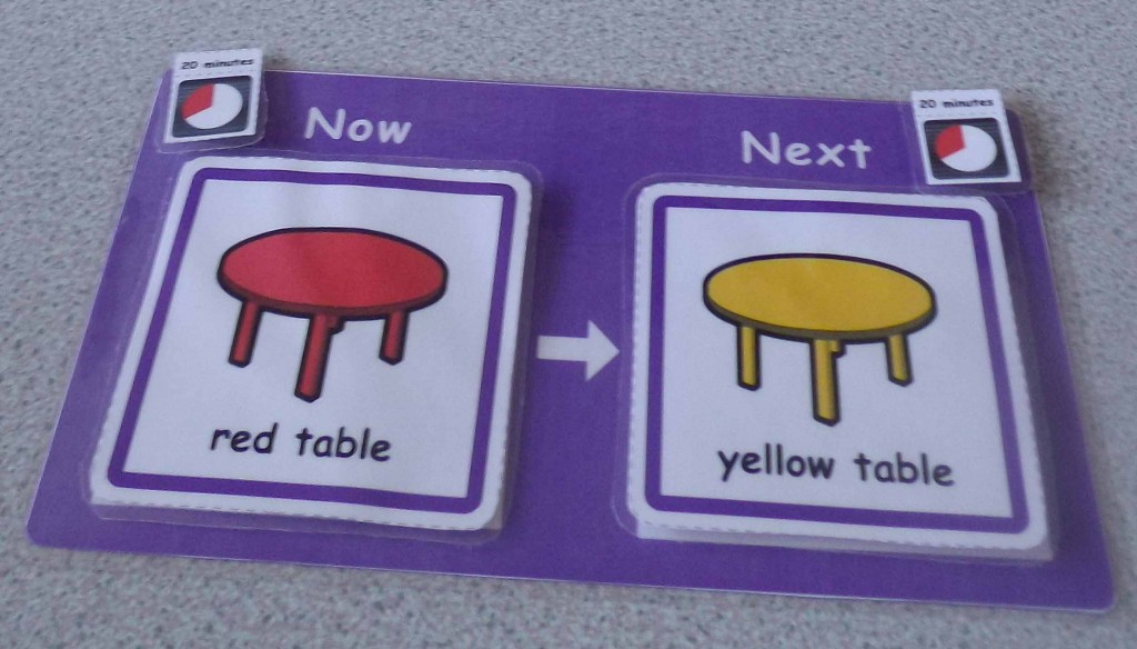 How using colour coded visuals can reduce anxiety when a child with ...